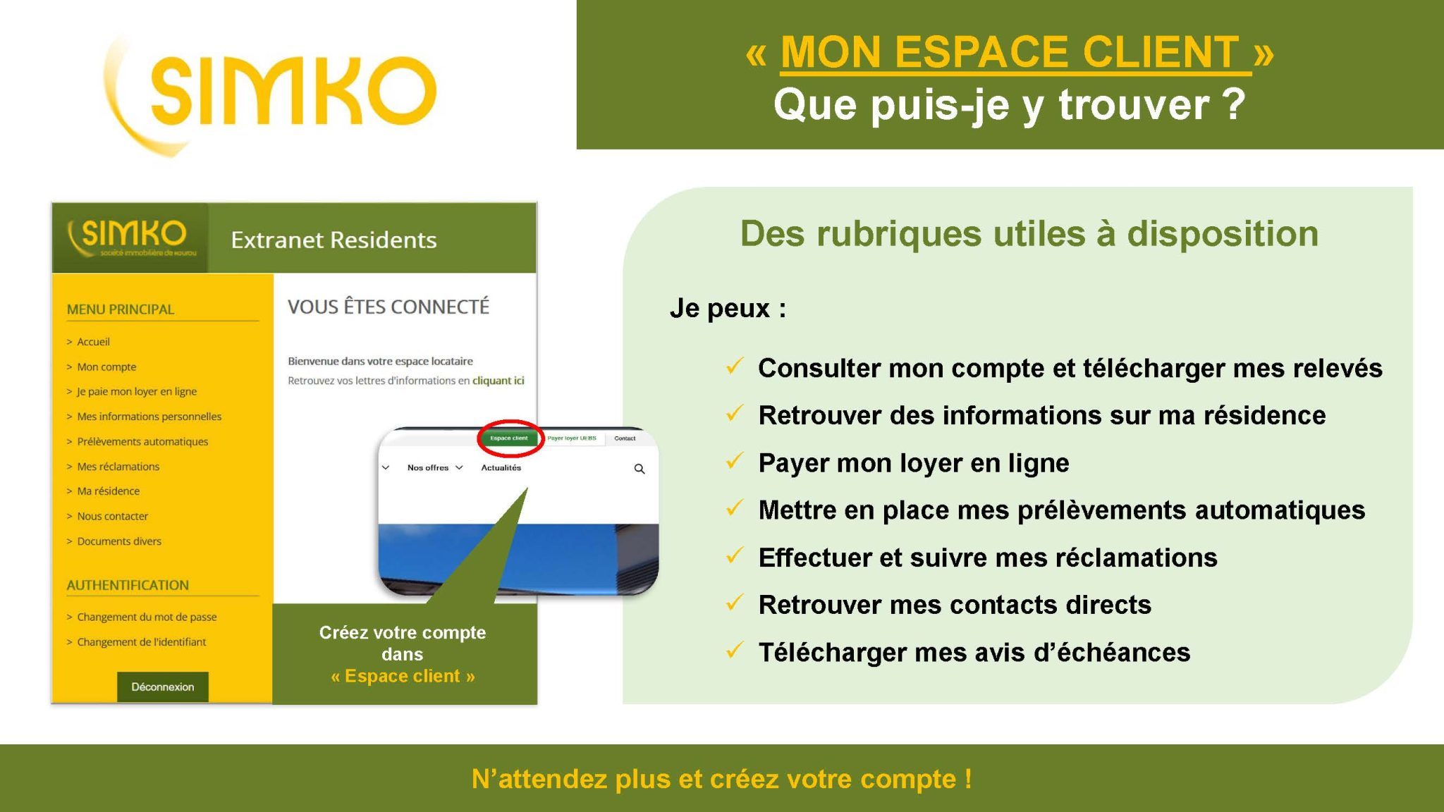 Mon espace client - SIMKO